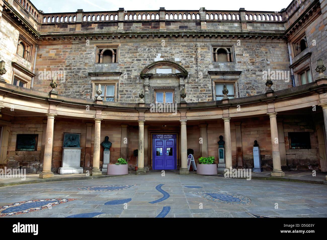 Nottingham Castle, Nottingham city centre, Nottinghamshire, England, UK ...