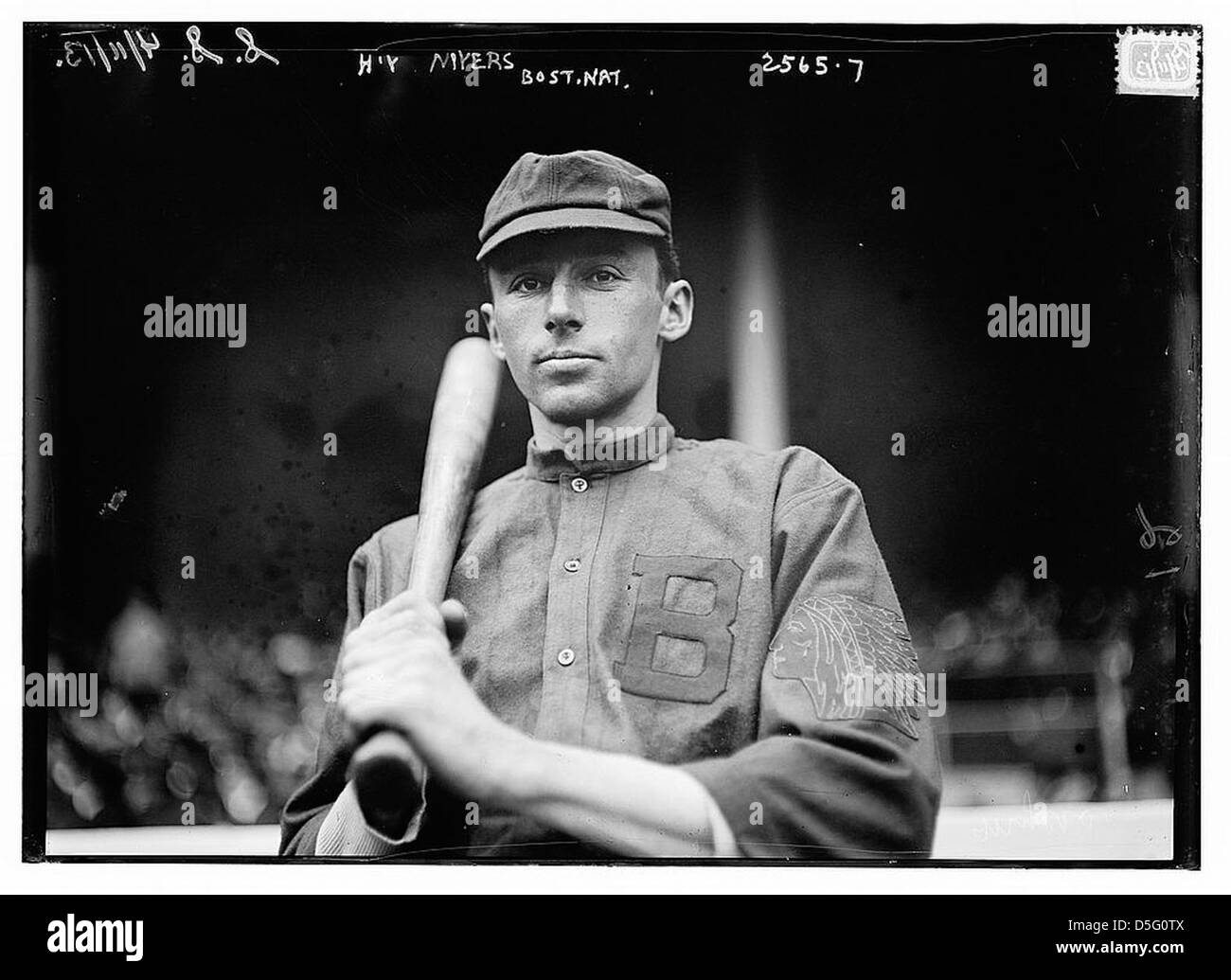 Hap Myers of the Boston Braves, a National League baseball team ...