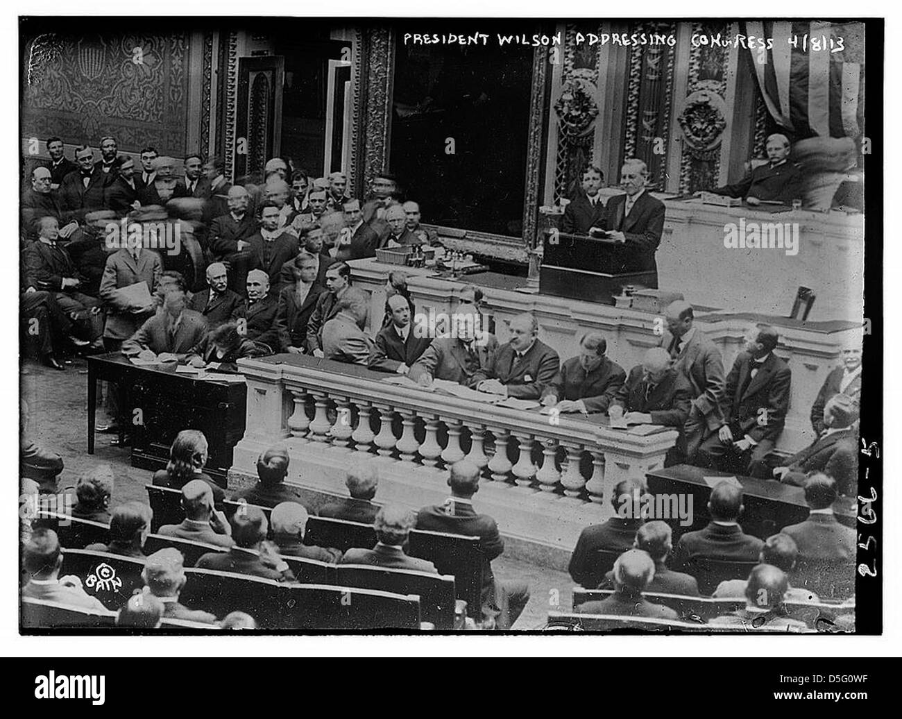 Photograph woodrow wilson during Black and White Stock Photos & Images ...