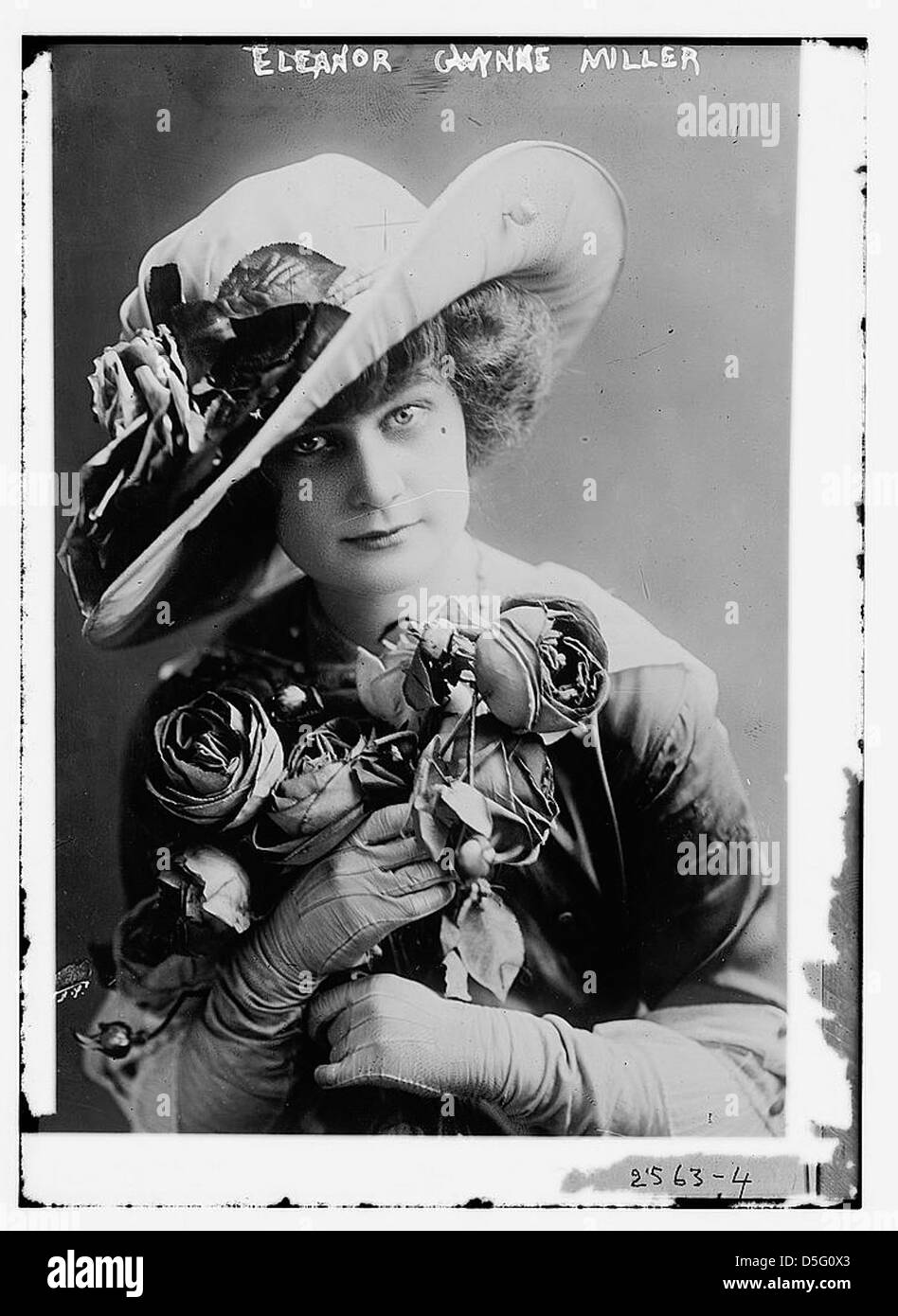 A portrait of Eleanor Gwynne Miller, showcasing her vintage style with ...