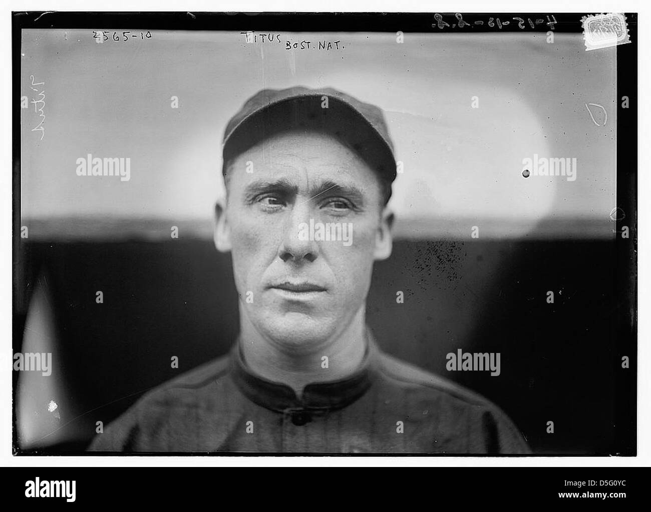 John Titus, a baseball player for the Boston Braves, is shown in this ...