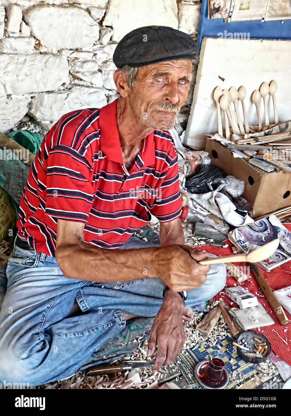 Elderly turkish man mustache hi-res stock photography and images - Alamy