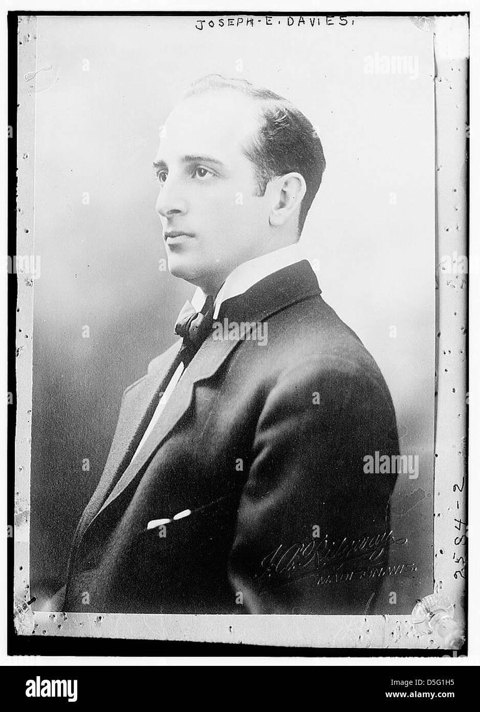 Joseph E. Davies, U.S. ambassador to the Soviet Union, is shown in a ...