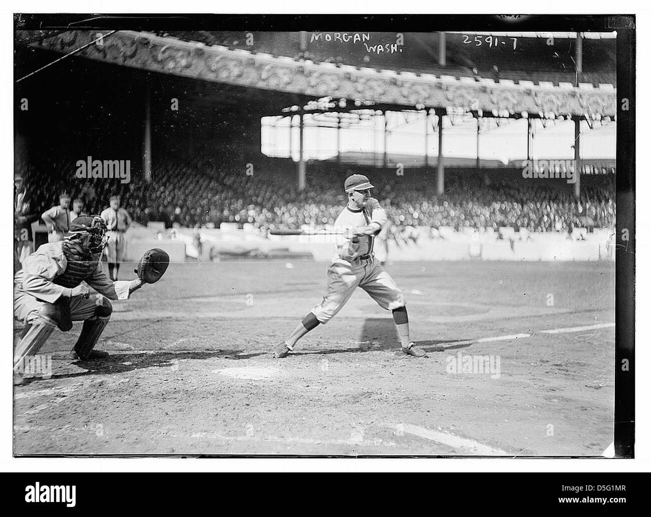 A photograph of Ray Morgan, a baseball player for the Washington ...