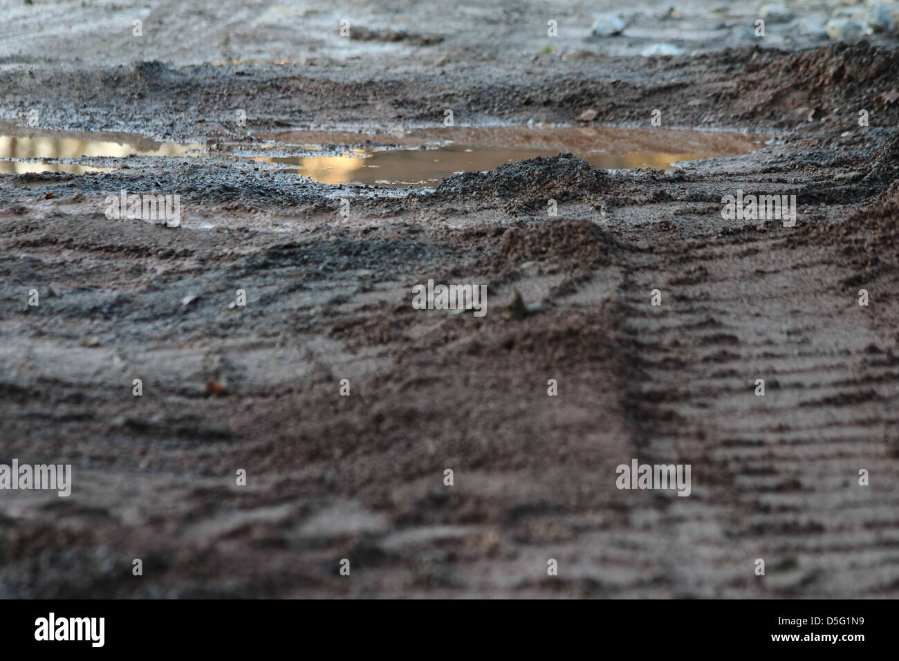 construction side mud Stock Photo - Alamy