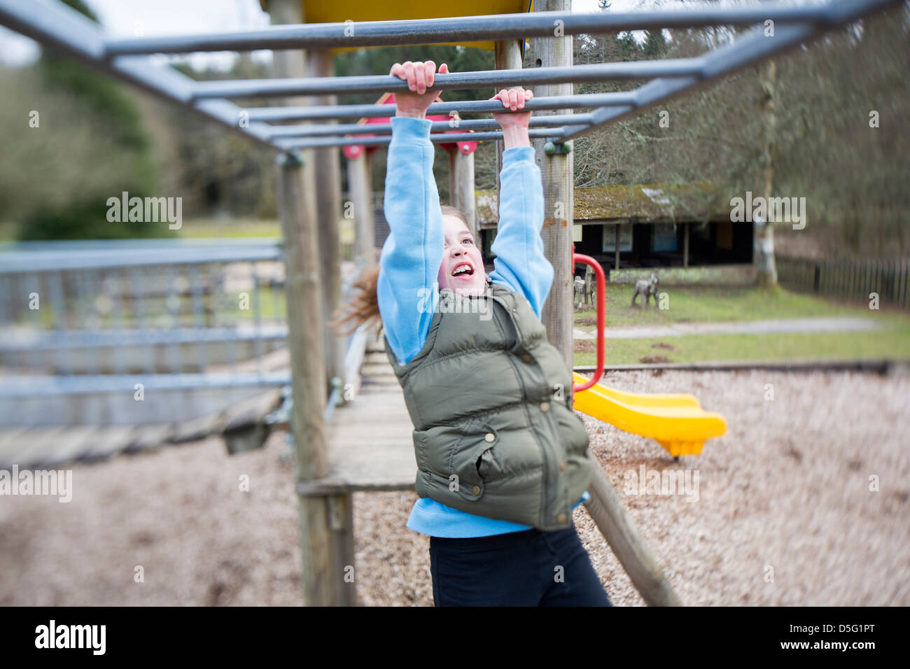 Child Monkey Bars Hang Stock Photos & Child Monkey Bars Hang Stock ...