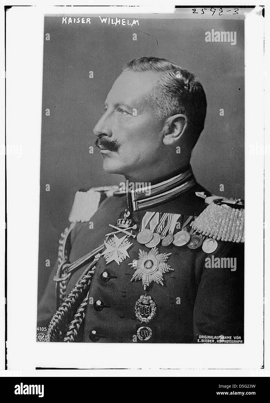 German kaiser wilhelm ii in military uniform hi-res stock photography ...