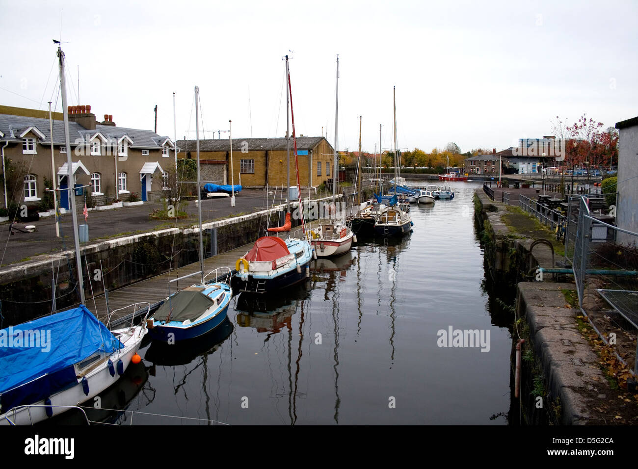 Boats in a harbour in Bristol, England, UK Stock Photo - Alamy