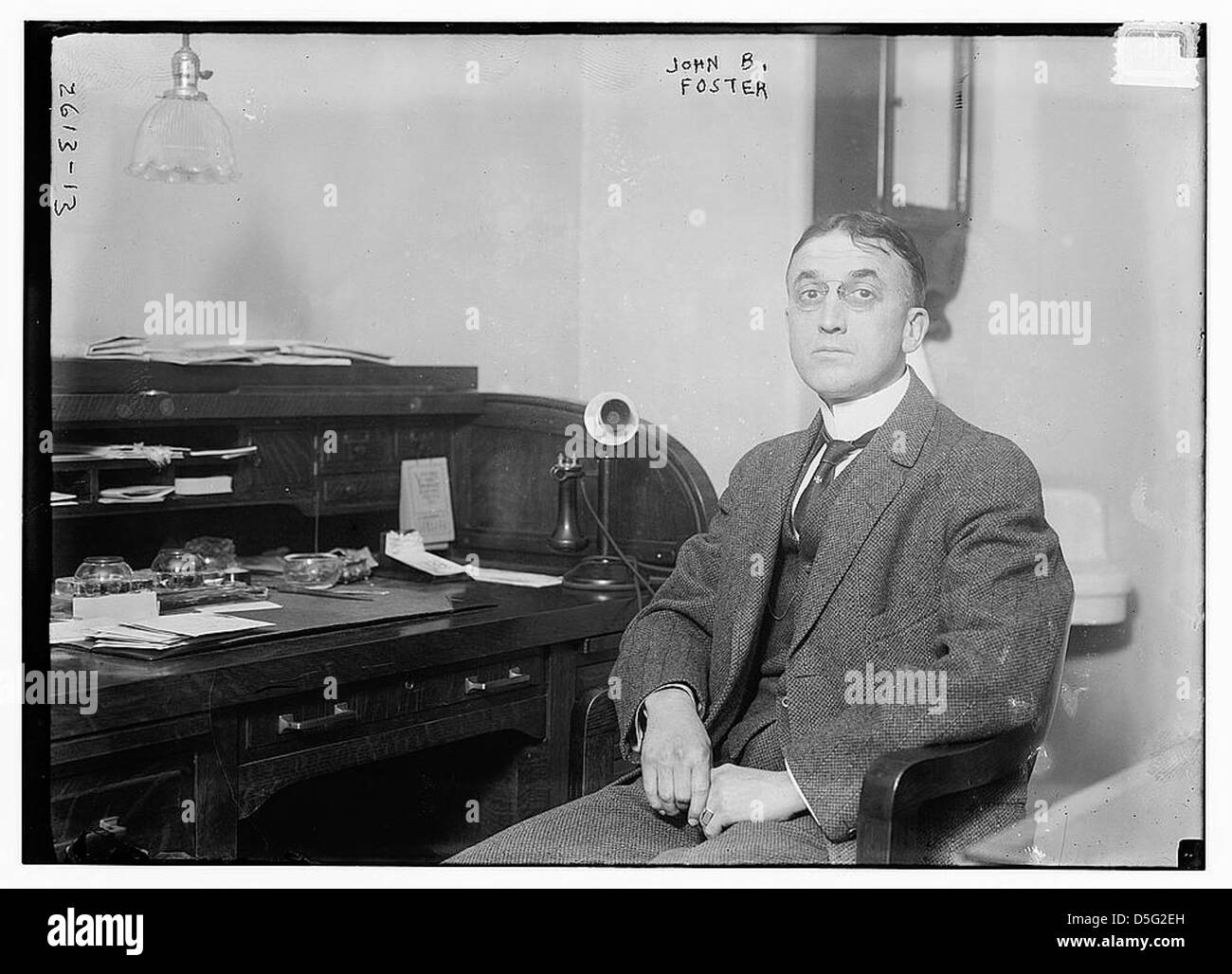 John B. Foster, a player for the New York Giants, is seen in a baseball ...