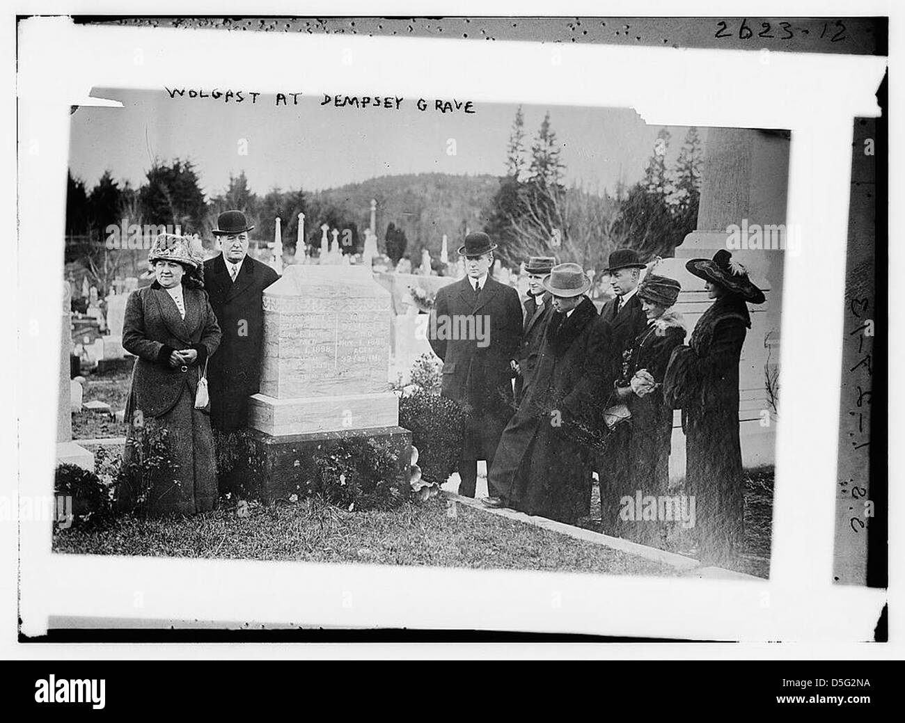Ad Wolgast visits the grave of Jack Nonpareil Dempsey in Oregon, paying ...