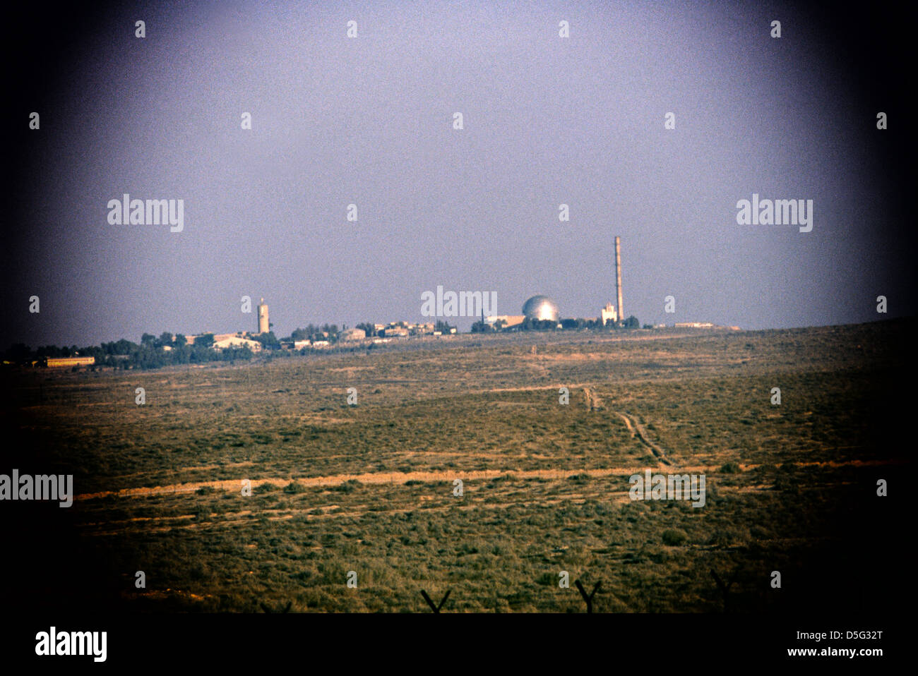 Distant view of "The Negev Nuclear Research Center" Israel's nuclear ...