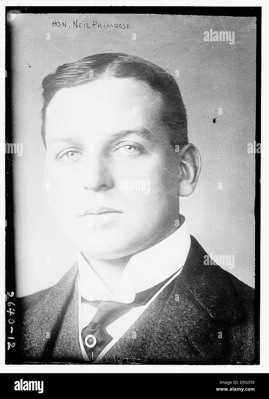 This portrait features Hon. Neil James Archibald Primrose, an ...