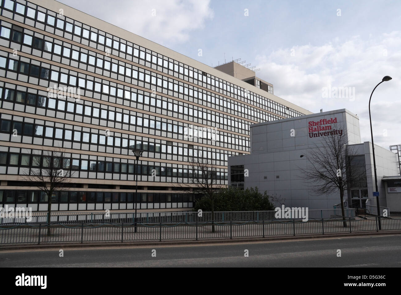 The main building of Sheffield Hallam University England, as seen from ...