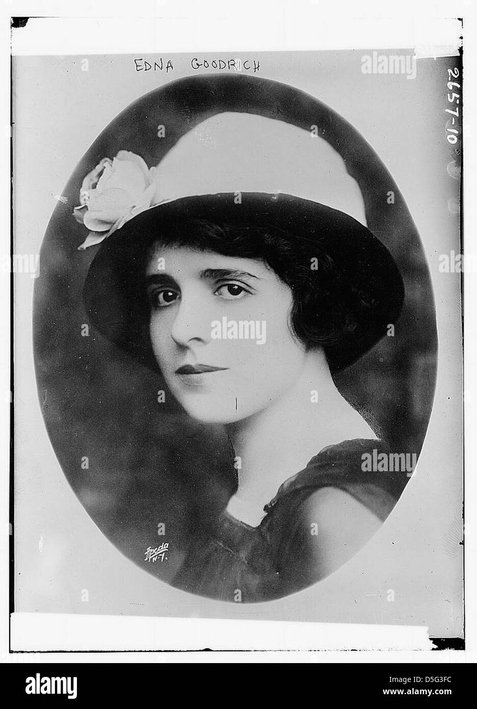 A vintage portrait of actress Edna Goodrich, known for her role in the ...