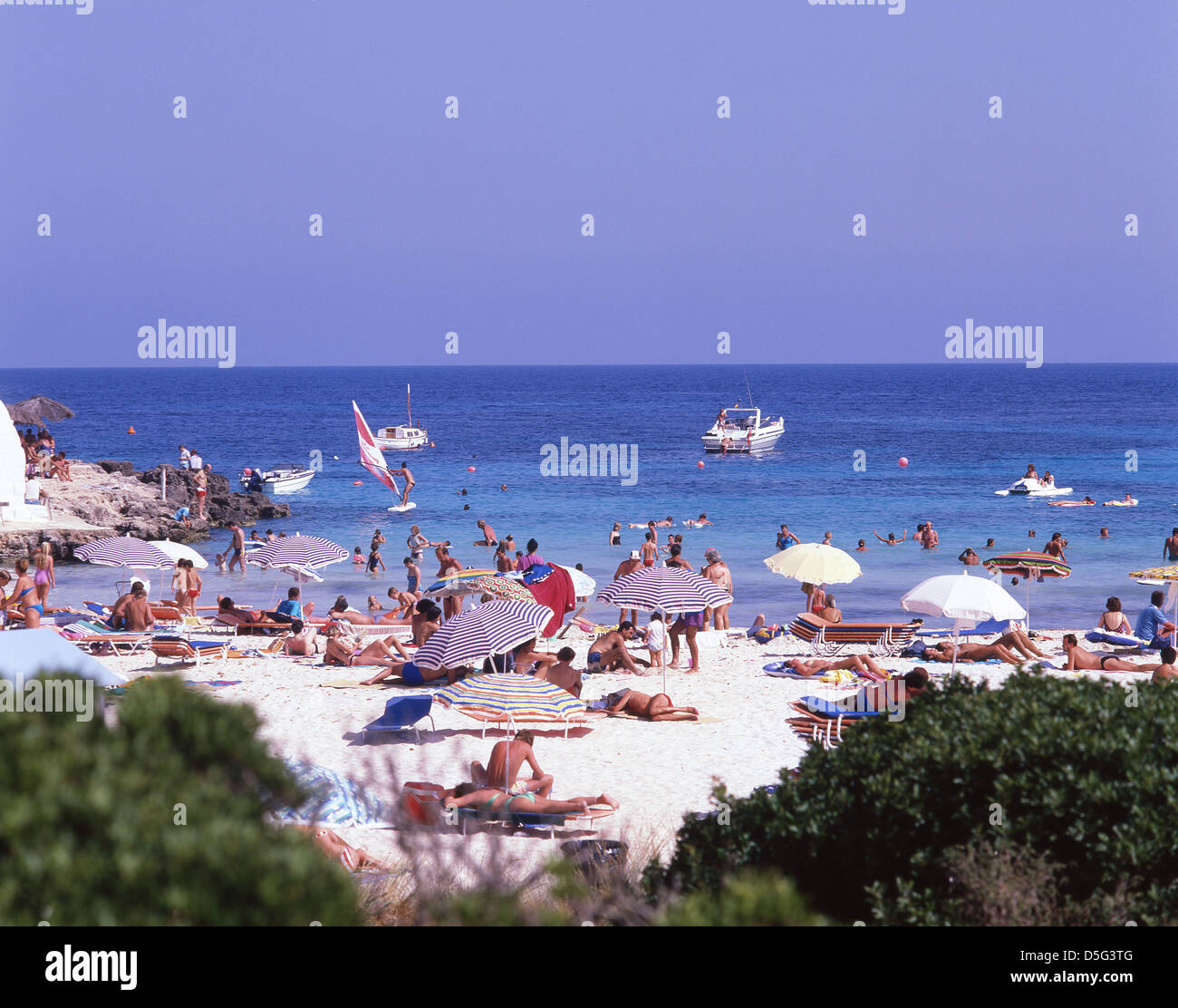 Cala binibeca beach menorca hi-res stock photography and images - Alamy