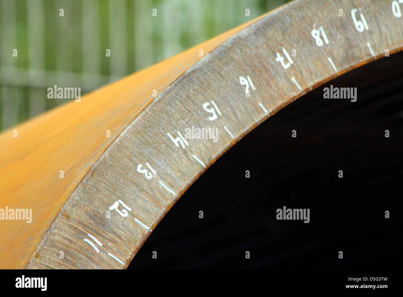 numbered steel tube Stock Photo - Alamy