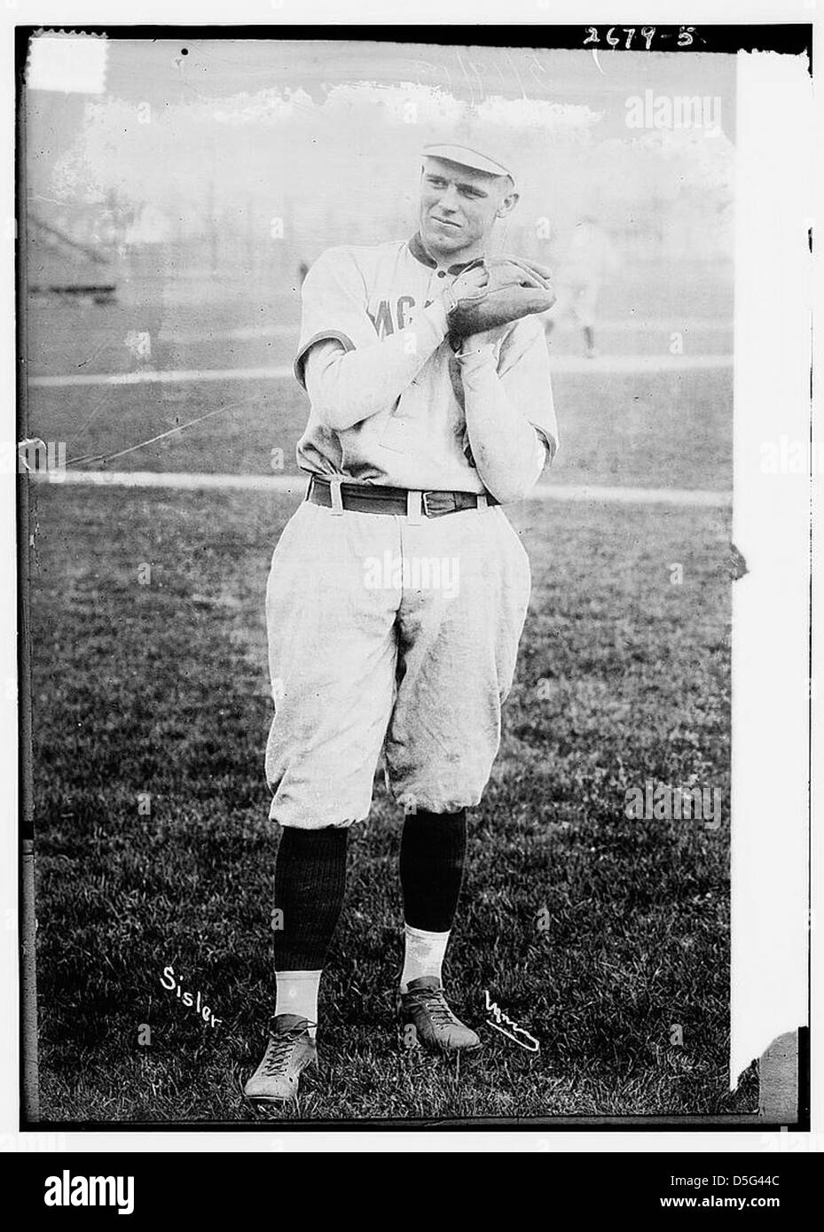 George Sisler, a Hall of Fame baseball player, is seen in this image ...