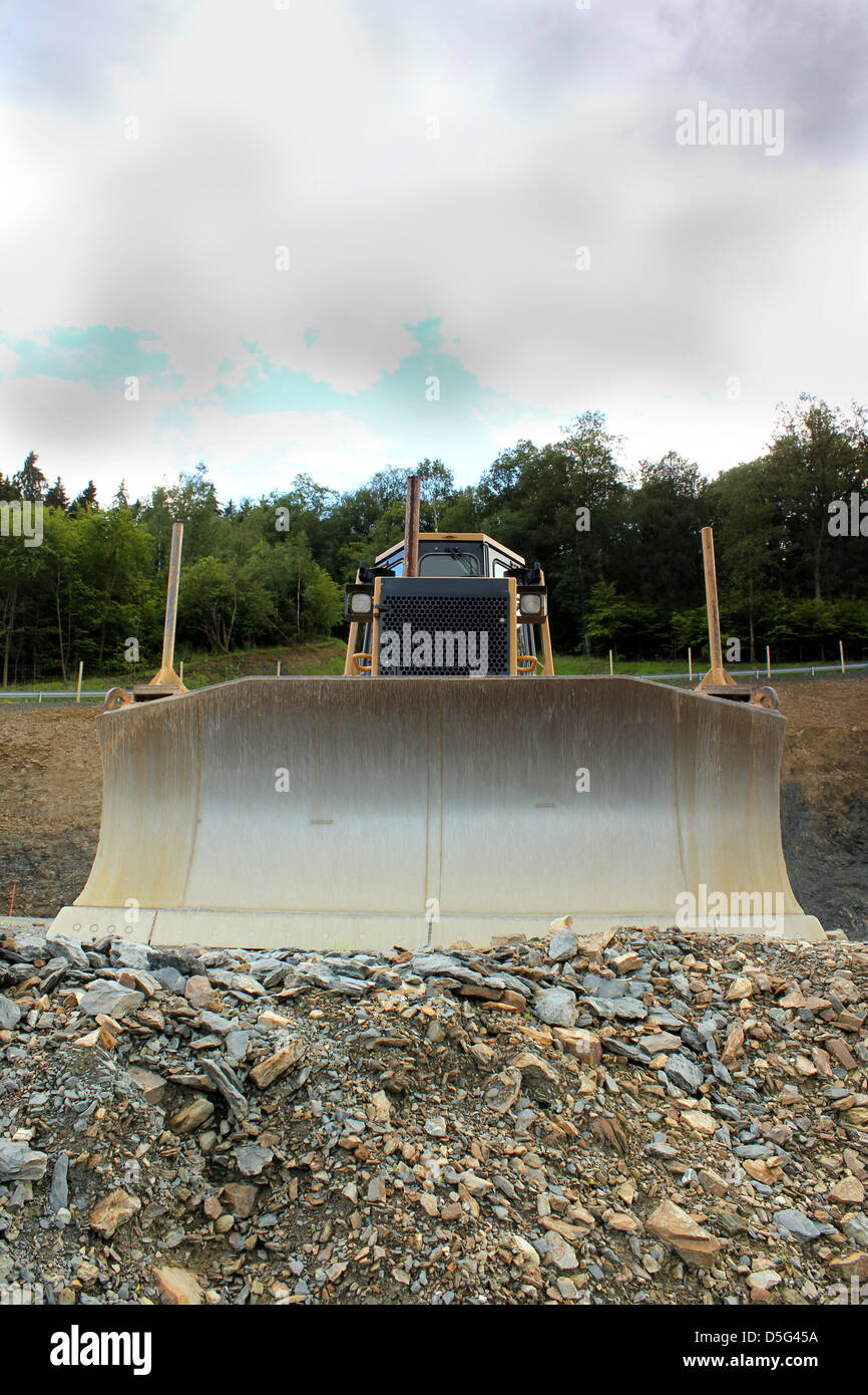 Bulldozer blade hi-res stock photography and images - Alamy