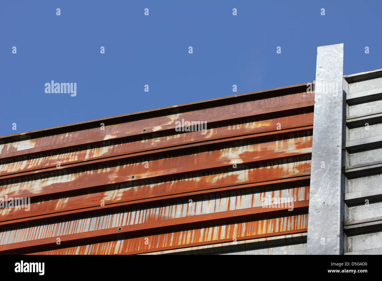 steel defence wall Stock Photo - Alamy