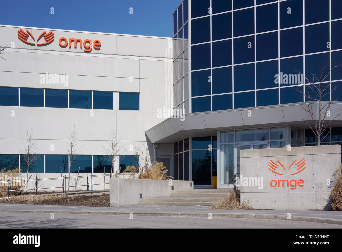 Ornge Head Office Entrance, Mississauga, Ontario Stock Photo - Alamy
