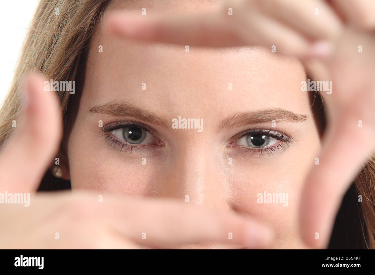 Finger framing frame hi-res stock photography and images - Alamy