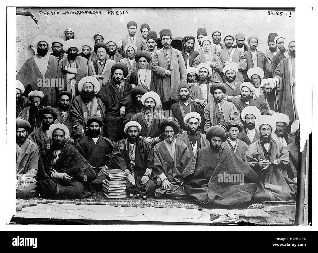 A photograph of Muslim clerics in Persia, showcasing the significant ...
