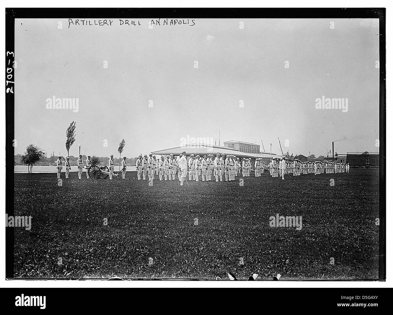 An artillery drill at the United States Naval Academy in Annapolis ...
