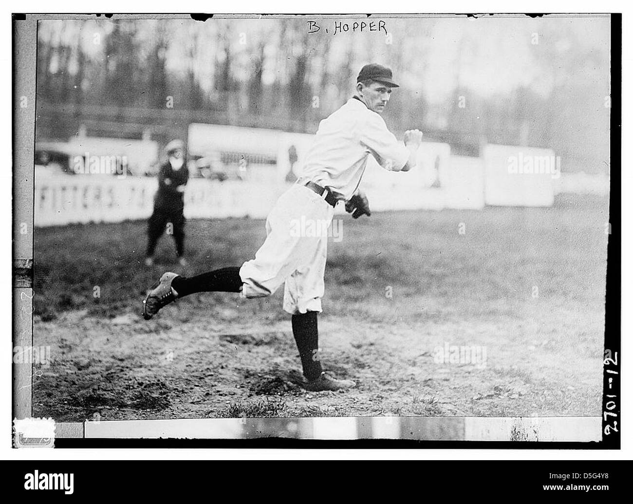 Bill Hopper, a player for the St. Louis Cardinals, is depicted in a ...