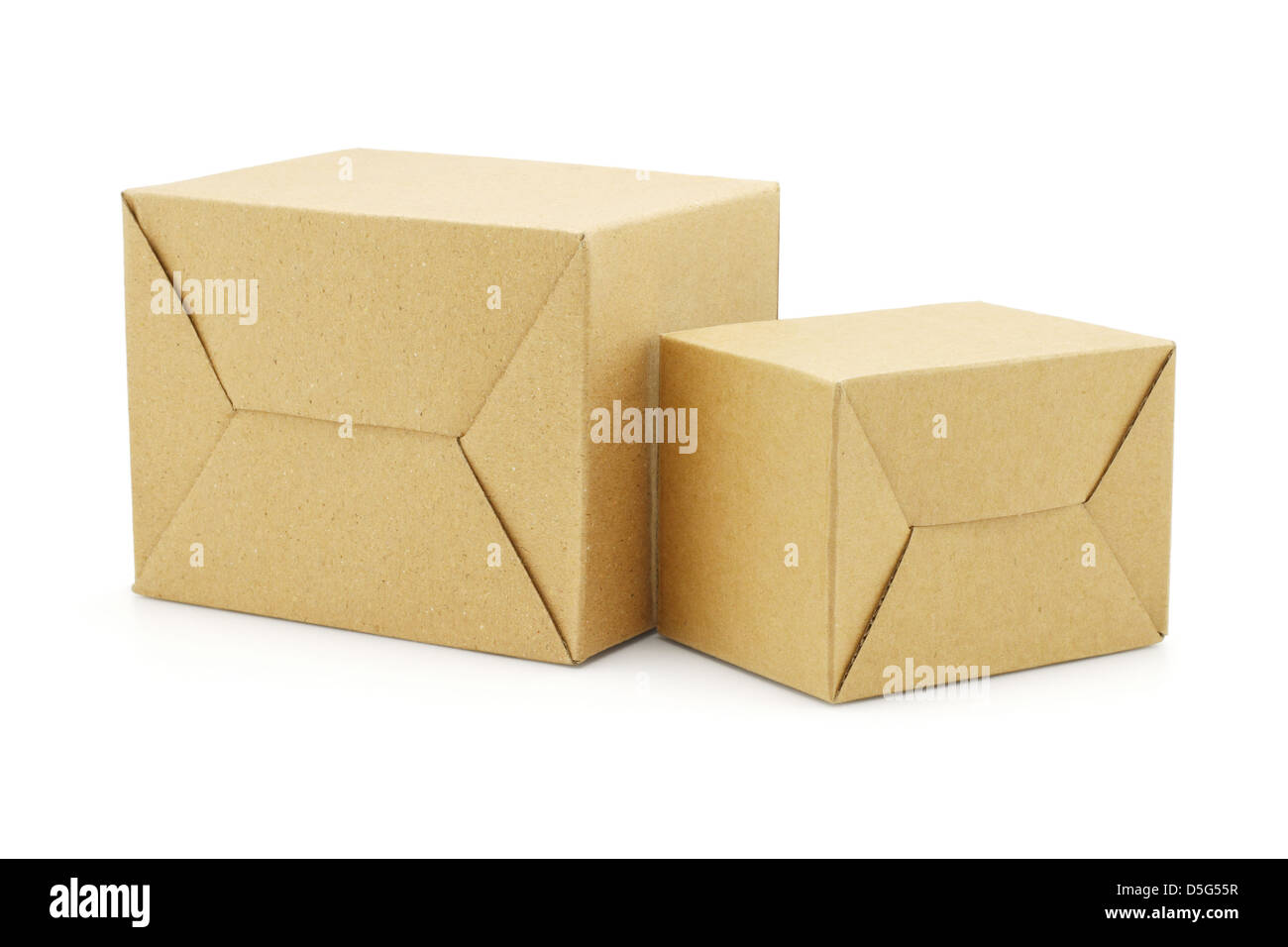 Brown carton boxes hi-res stock photography and images - Alamy