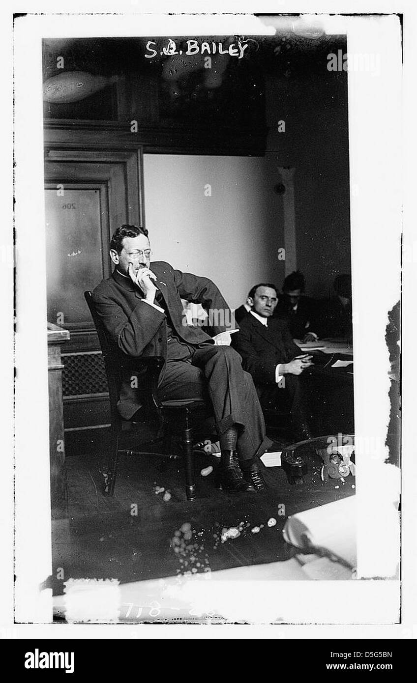 A portrait of Samuel J. Bailey, a key figure in U.S. Steel, captured by ...