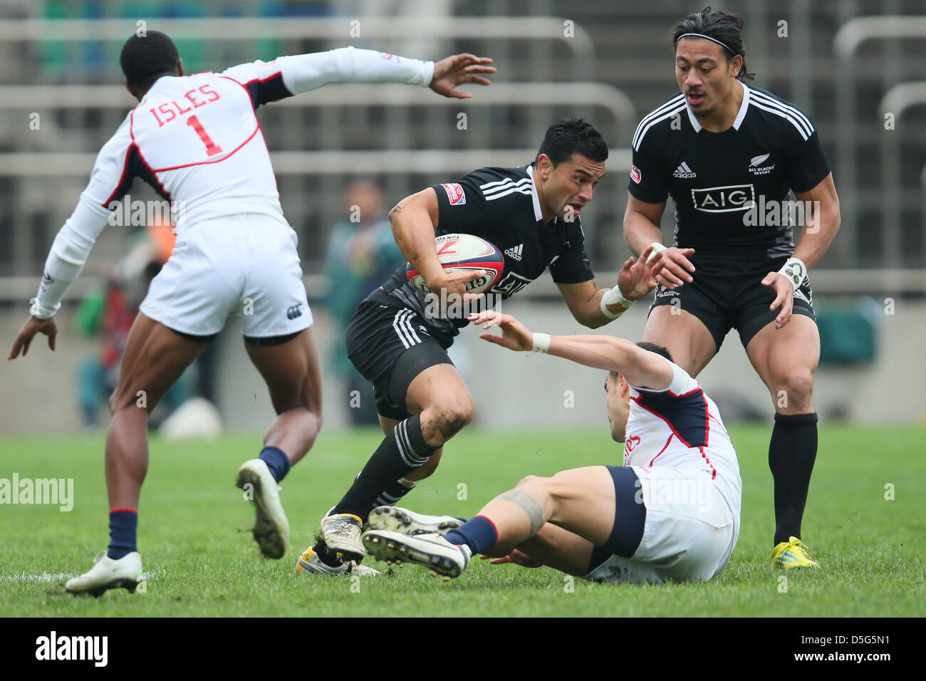 Sherwin Stowers (NZL), MARCH 31, 2013 - Rugby : HSBC Sevens World ...