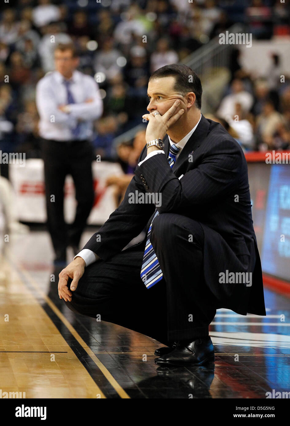 April 1, 2013 - Bridgeport, CT, USA - Kentucky Wildcats head coach ...