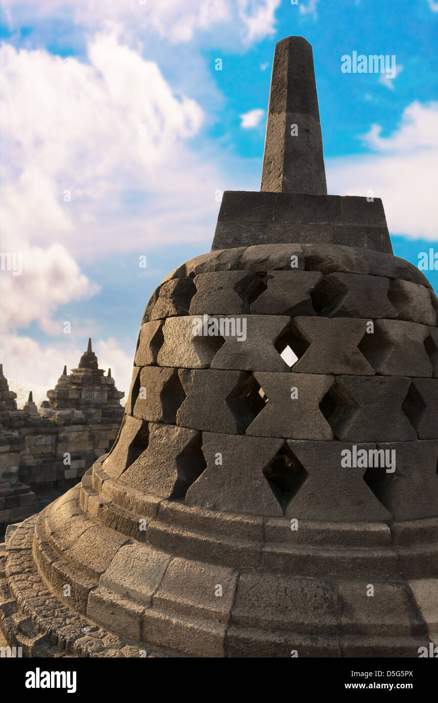 Inside borobudur temple hi-res stock photography and images - Alamy