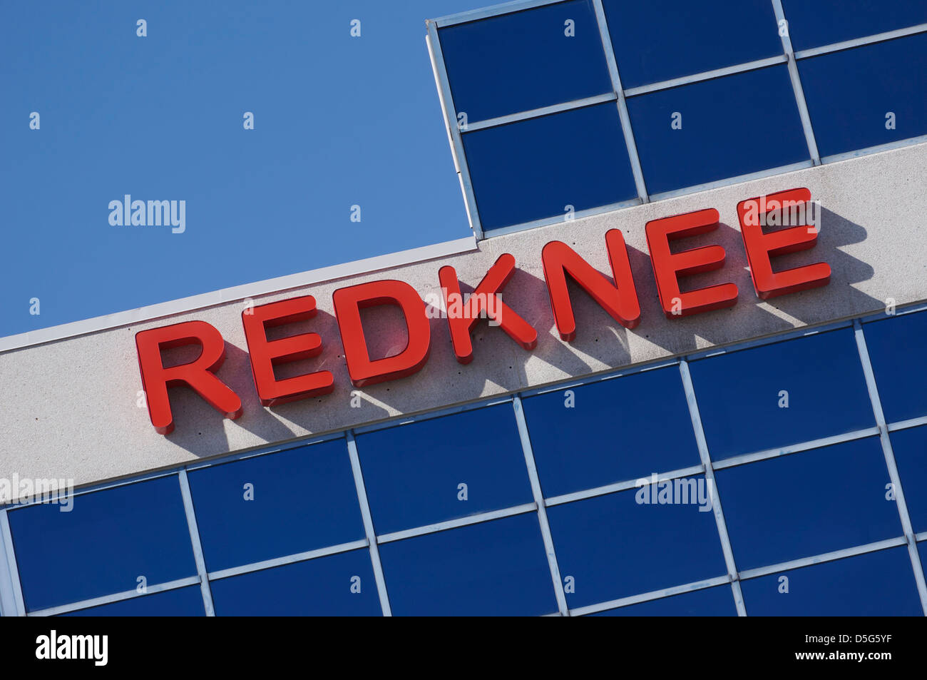 Redknee Sign Logo, Headquarters Mississauga, Ontario, Canada Stock ...