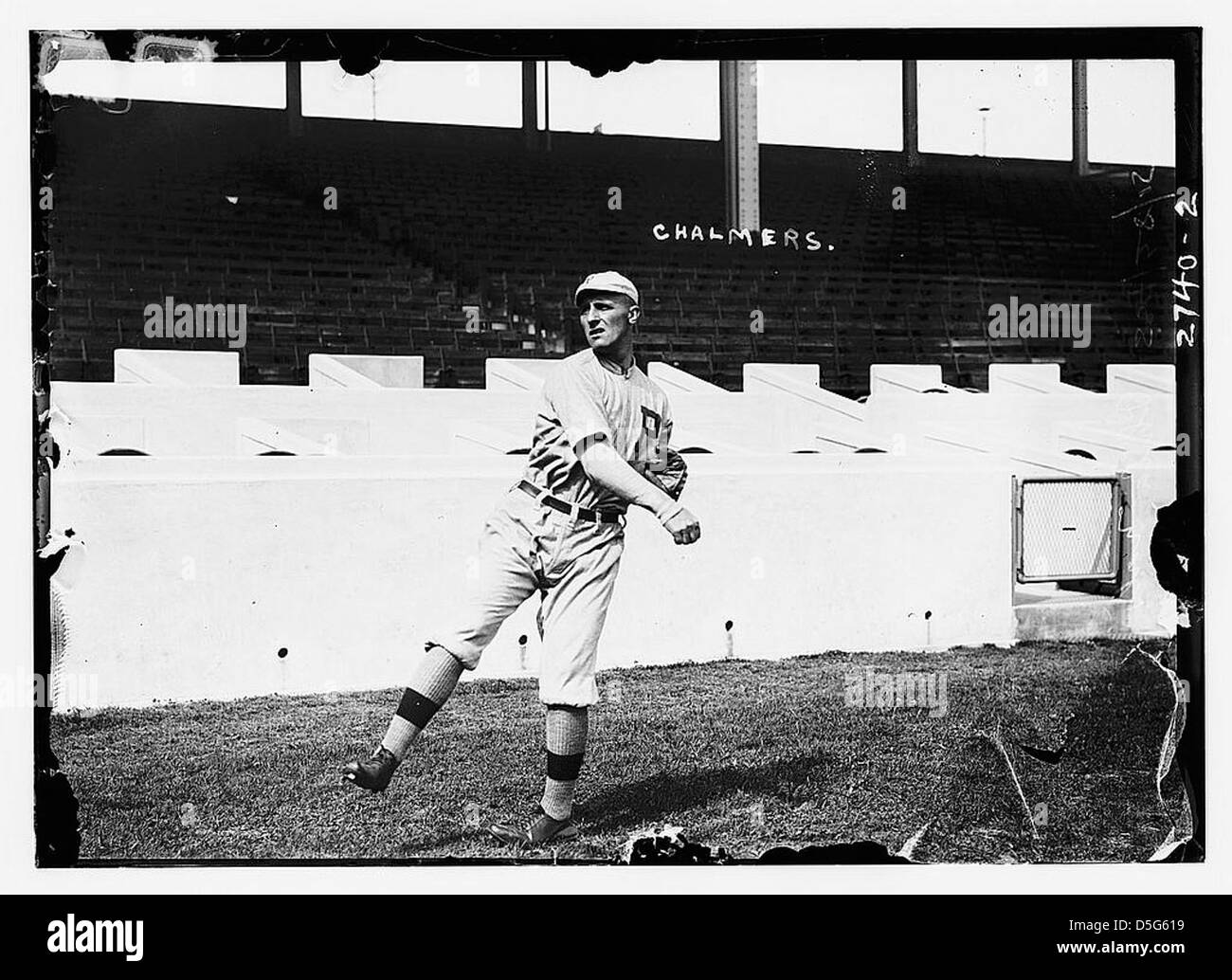 George Chalmers of the Philadelphia Phillies at the Polo Grounds in New ...