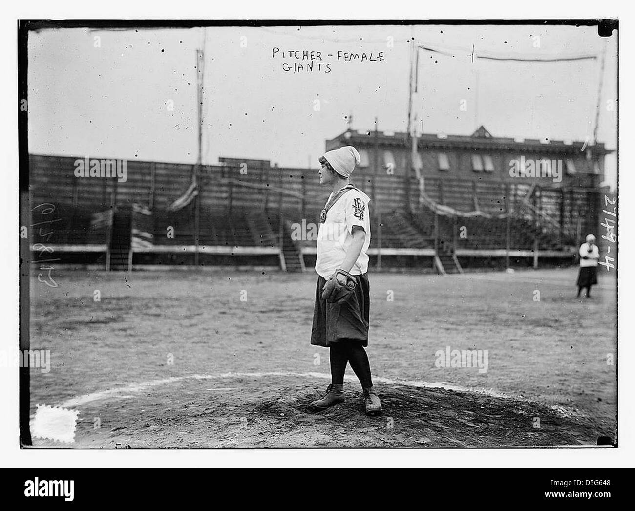 A photograph of the New York Female Giants, a pioneering all-female ...