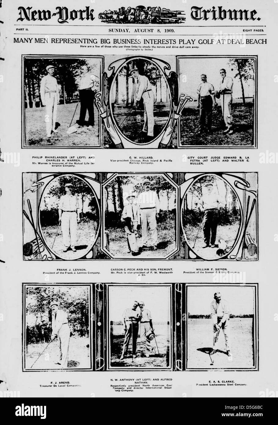 Early business executives Black and White Stock Photos & Images - Alamy