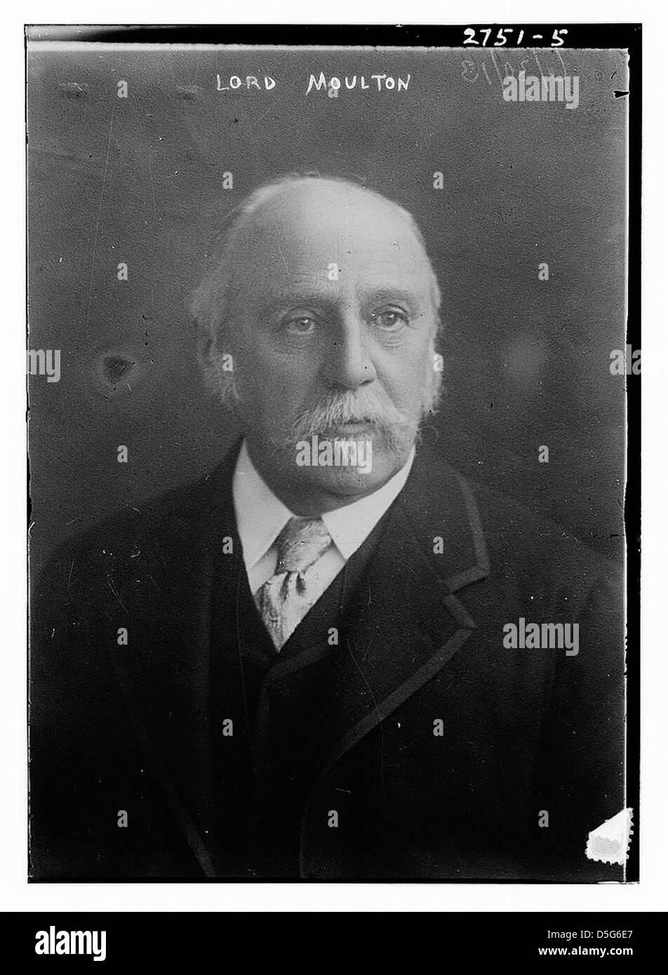 A photograph of Lord Moulton, showcasing one of the great mustaches in ...