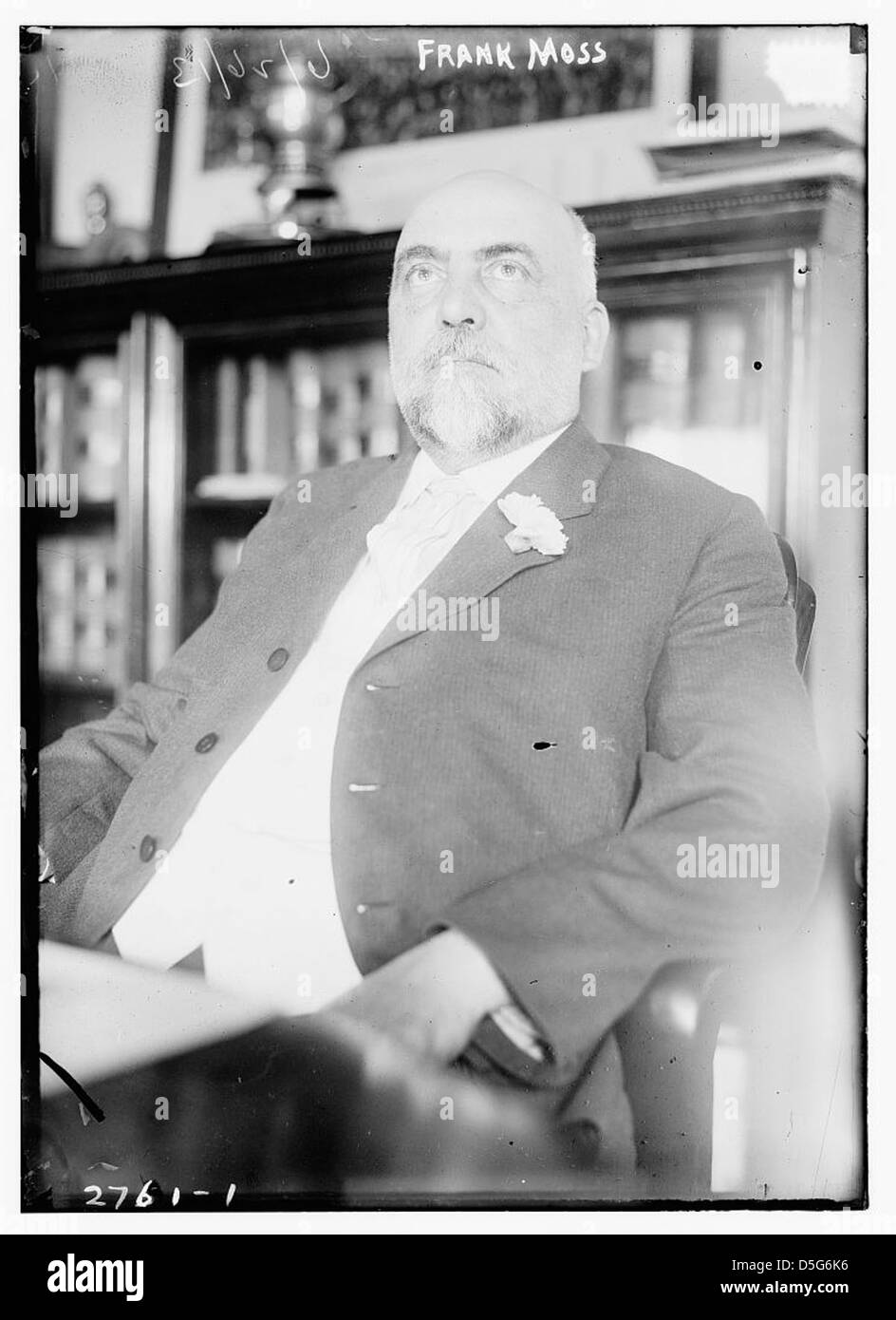 A portrait of Frank Moss, an American politician known for his ...