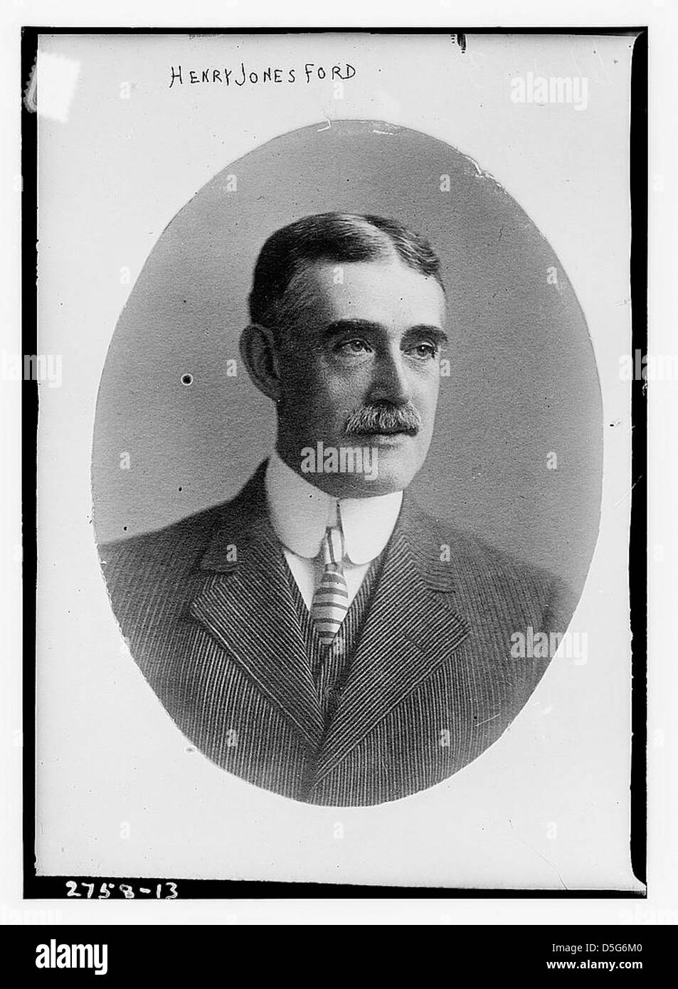 A portrait of Henry Jones Ford, a noted figure in political science ...
