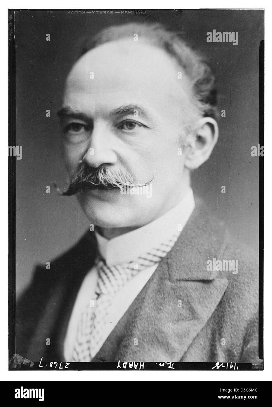 Thomas Hardy, a prominent English novelist and poet, is pictured with ...