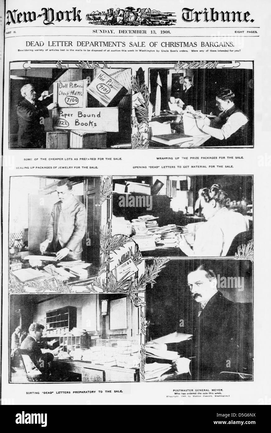 Historical newspaper clipping Black and White Stock Photos & Images - Alamy