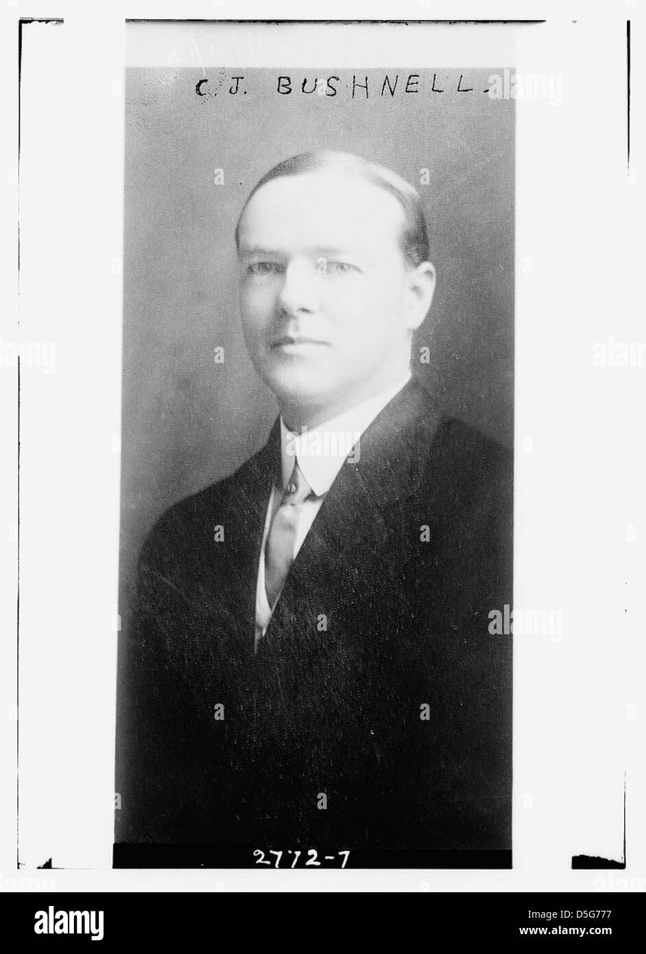 A formal portrait of Cornelius Judson Bushnell, a notable historical ...