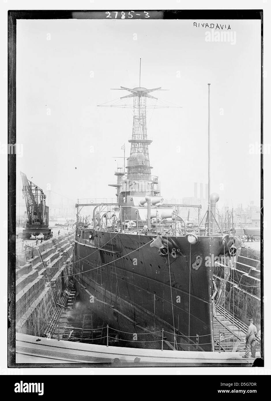 The Rivadavia, a battleship of the Argentine Navy, was under ...
