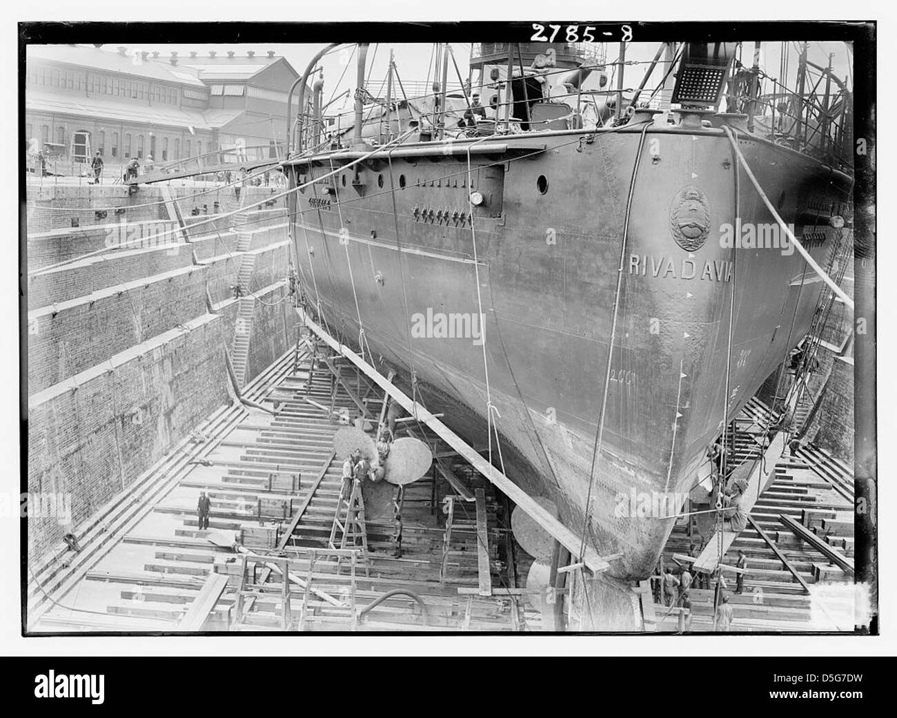 The Rivadavia, an Argentine battleship, was launched on August 26, 1911 ...