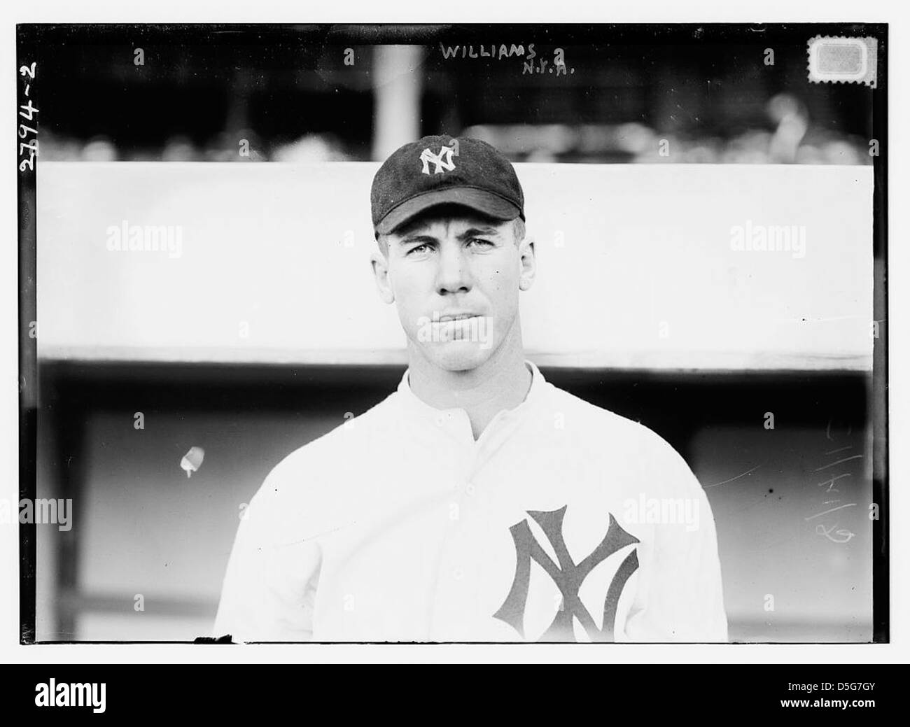 A historic image of Harry Williams, a baseball player with the New York ...