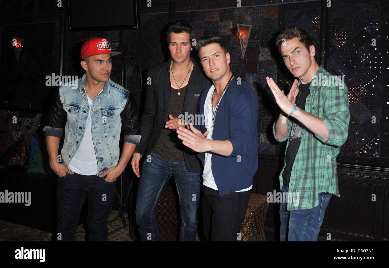 West Hollywood, Los Angeles, CA, USA. April 1, 2013. Big Time Rush Band ...