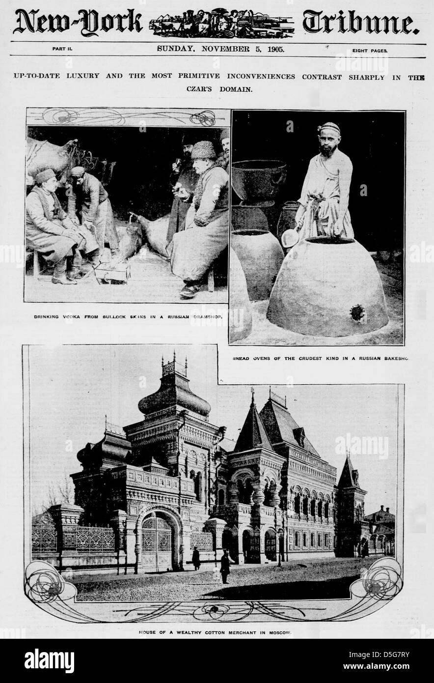 This image reflects the contrast between wealth and poverty in Russia ...