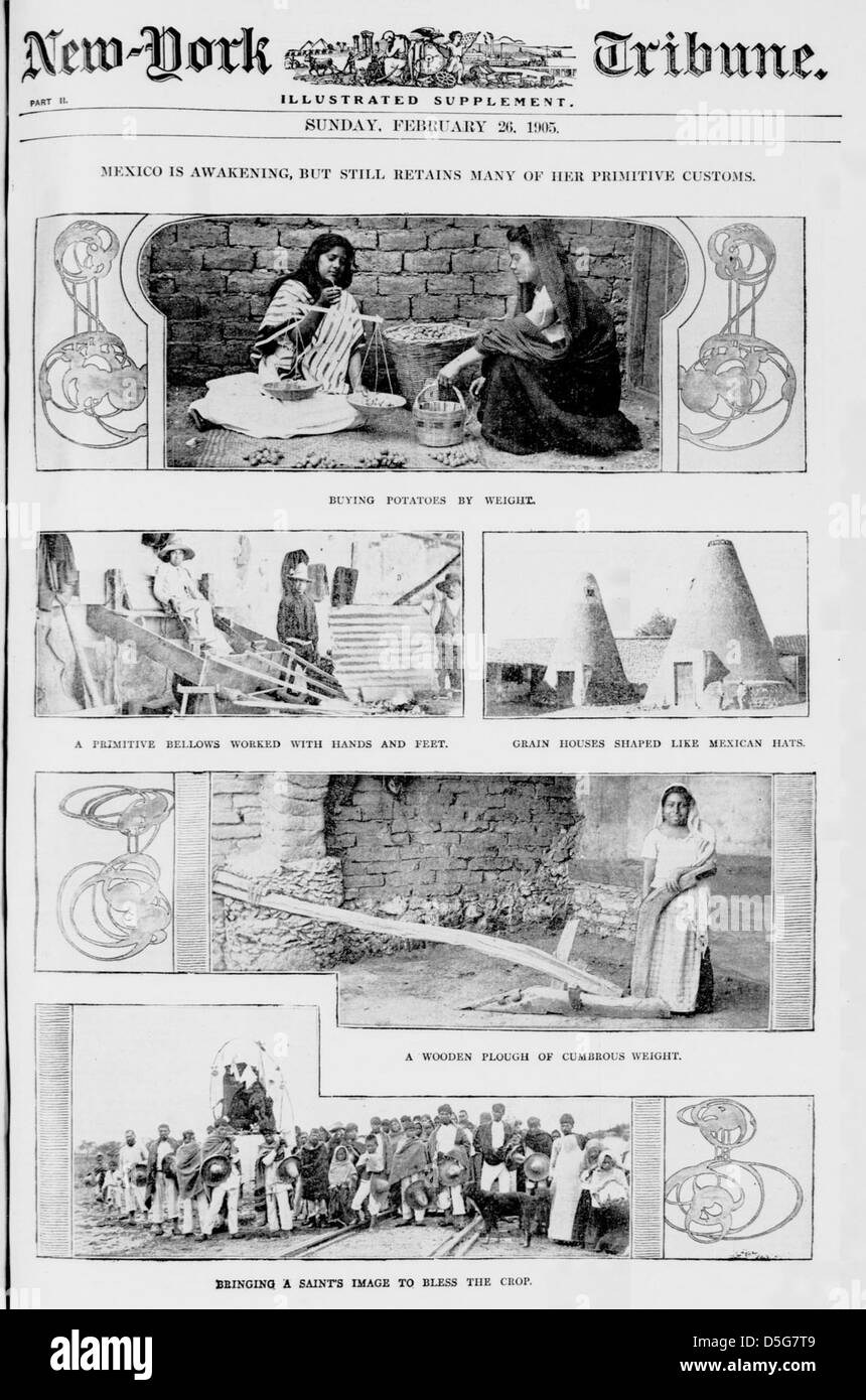 Mexico is awakening, but still retains many of her primitive customs ...