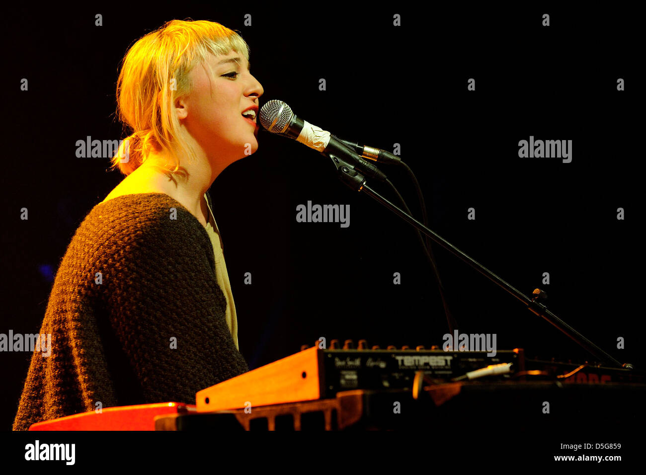 Canadian singer Lowell performs at The Danforth Music Hall during the ...